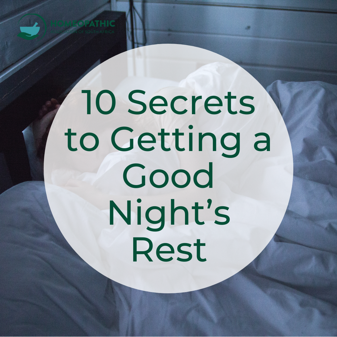 10 Secrets to Getting a Good Night’s Rest - Homeopathy | HSA
